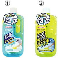 ■商品概要内容量：580mlサイズ(幅×奥行き×高さmm)：100×100×215(1)ホワイト車用(2)ダーク＆メタリック車用■詳細説明経済的なシャンプー！塗装を傷めることなく、汚れを簡単に落とします。泡立ち・泡切れが良好で、スピーディー...