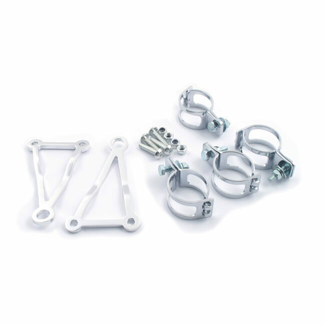 ■商品概要COLOR：POLISHED ALU BRACKETS WITH CHROME CLAMPS■注意点※取り扱い説明書は英語となります。※輸入商材の為、納期が遅れる場合がございます。あらかじめご了承ください。　※画像はイメージです。