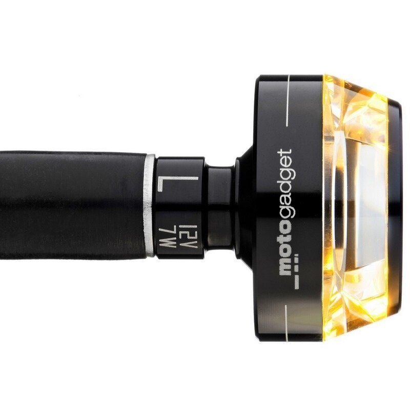 ■詳細説明Article No: 6002011mo．blaze disc by motogadget - a turn signal for handlebarendinstallation in a trend-setting desi...