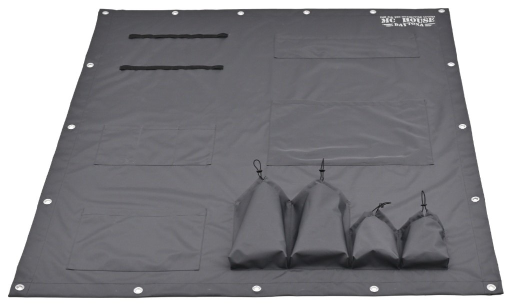 ■商品概要MCハウス1300／1700用壁面ポケットサイズ：1480×1280mm■詳細説明MCハウス1300／1700用 壁面ポケット工具やパーツトレイなどの整備道具の収納に便利フレームとゴムひもで連結するだけ。DIY初心者でも簡単取付ゴ...