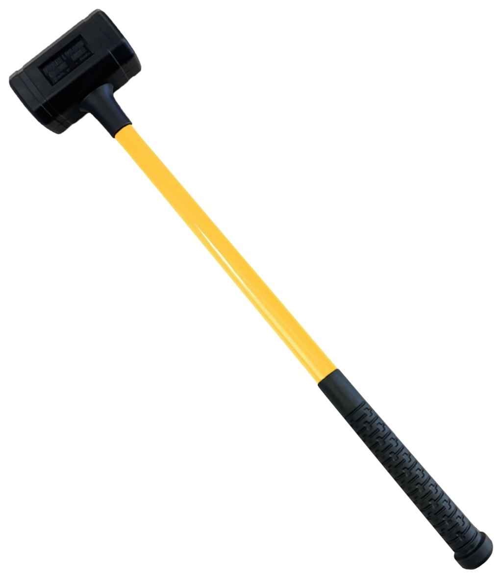 ■商品概要【仕様】・頭重量：8ポンド (約3.6kg)・頭口径：約105mm・全長：約900mm【材質】・頭：ウレタン樹脂・柄：グラスファイバー■詳細説明木製カケヤと比べ、耐久力が10倍以上です (メーカー比)。【用途】木グイ、測量グイ等の...