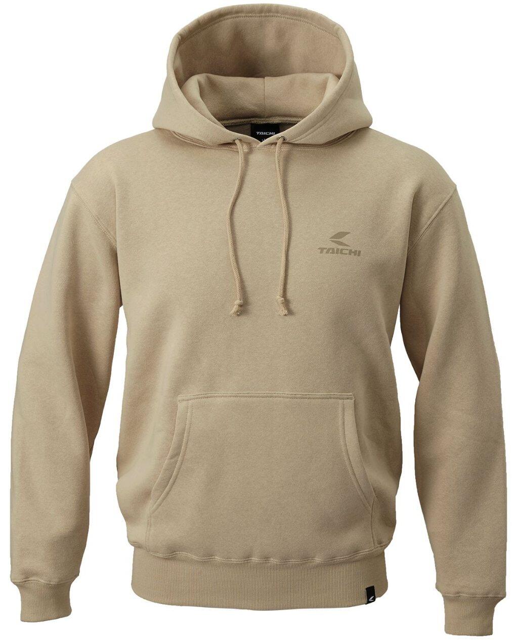 ■商品概要カラー：SAND BEIGE・ポリエステル：52％・コットン：48％・10.0オンス厚手生地・保湿性の高い裏起毛生地を使用■詳細説明左胸と背中にTAICHIロゴをプリントした厚手のスウェットパーカ。表糸は毛玉のできにくい綿100％...