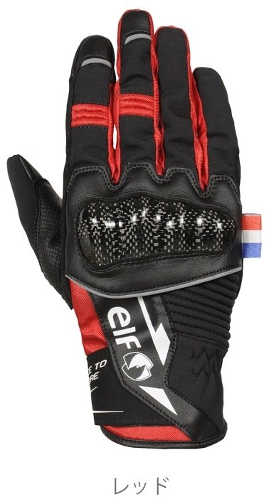 ■商品概要【カラー】レッド【素材】[甲側]ナイロン／PUレザー／カーボンナックルプロテクター／リフレクター[掌側]人工皮革／導電生地(スマホタッチ)【仕様】■防風性■リフレクター搭載■導電生地(スマホタッチ)■3D立体裁断■カーボンナックル...
