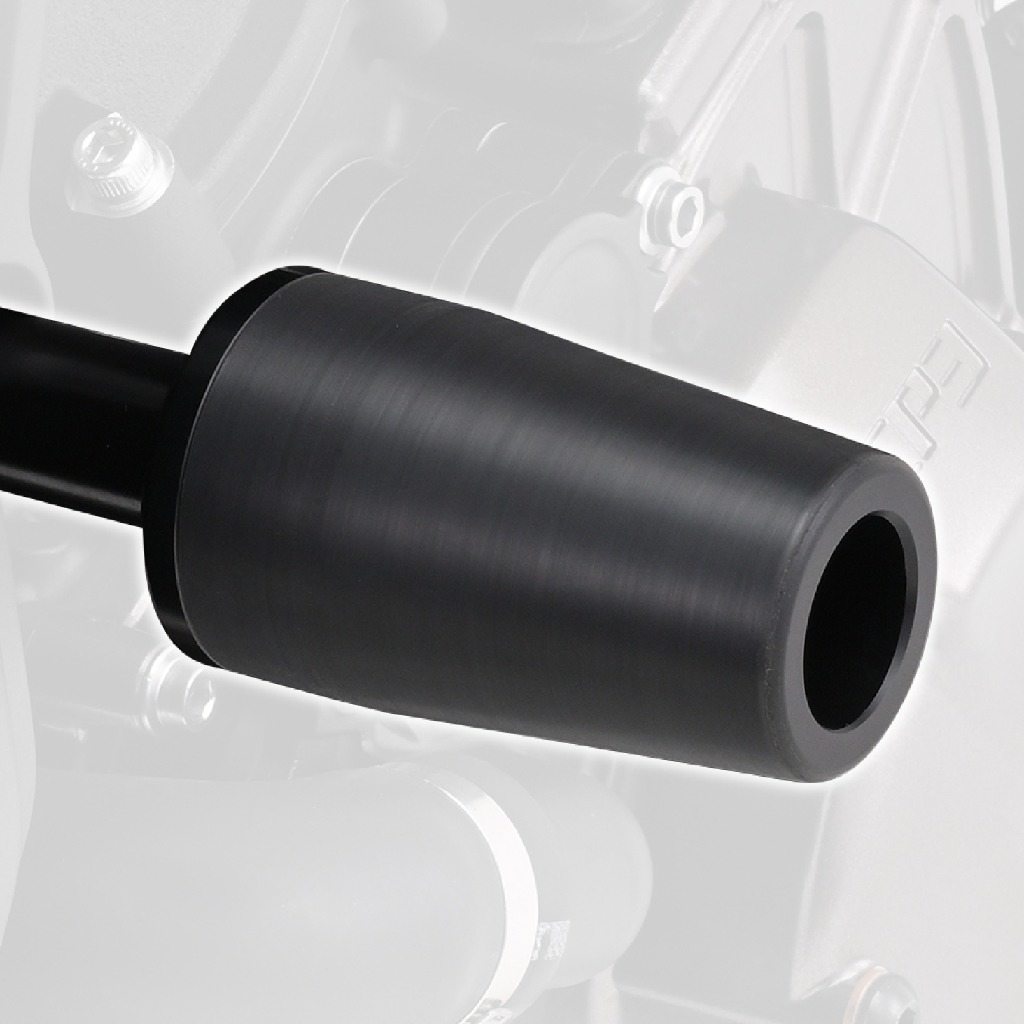 ■詳細説明スポーティーなスタイルでエンジンをプロテクト。精悍なオールブラック仕様。樹脂製パッドとアルミベースの一体構造により十分な強度を確保。転倒時の衝撃を受け流し、クランクケース割れなどの致命的なマシンダメージを最小限に軽減。車種専用設計...