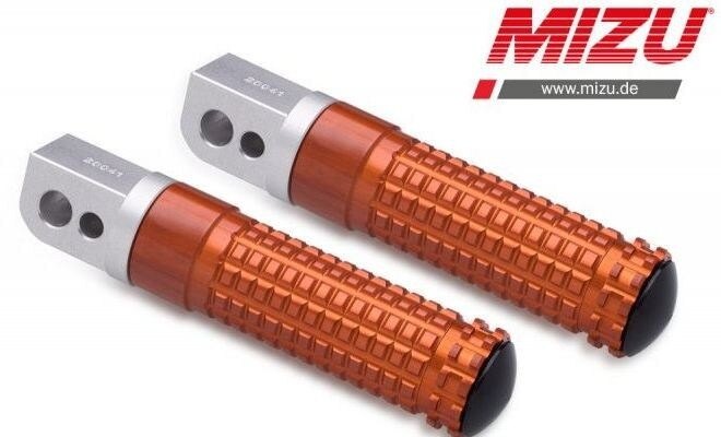 ■詳細説明Article Number：409TO1120046Our MIZU Race footpegs are maximally resilient，provide idealgripthrough a milled surface...