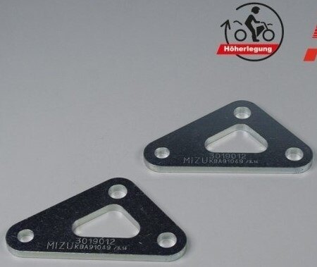 ■詳細説明Article Number：3019012That’s what makes driving even more fun! With our MIZUjack-upkits，the wheelbase of your bike ...