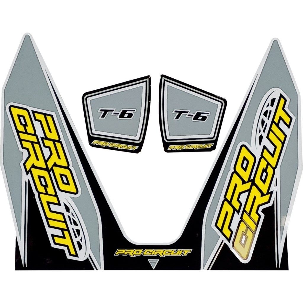 ■商品概要T-6 Decal - GrayBase Color：GrayColor/Finish：Gray/Black/White/YellowGraphic：T-6Material：VinylProduct Name：DecalRidin...