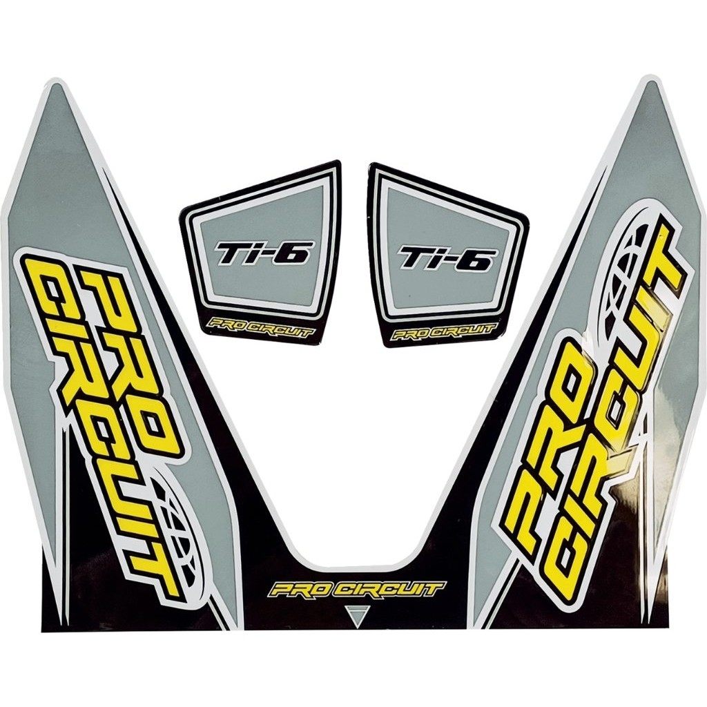 ■商品概要Ti-6 Decal - GrayBase Color：GrayColor/Finish：Gray/Black/White/YellowGraphic：Ti-6/Pro CircuitMaterial：VinylProduct N...
