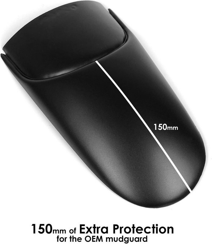 ■商品概要カラー：マットブラック■詳細説明Manufactured from ABSAdding an extension to your OEM Front GuardThePyramid front mudguard extension...