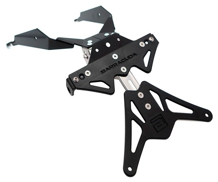 ■詳細説明the licence plate is made in aluminium anodized in black ＋ironjunction for the regulation . it is specific for the ...