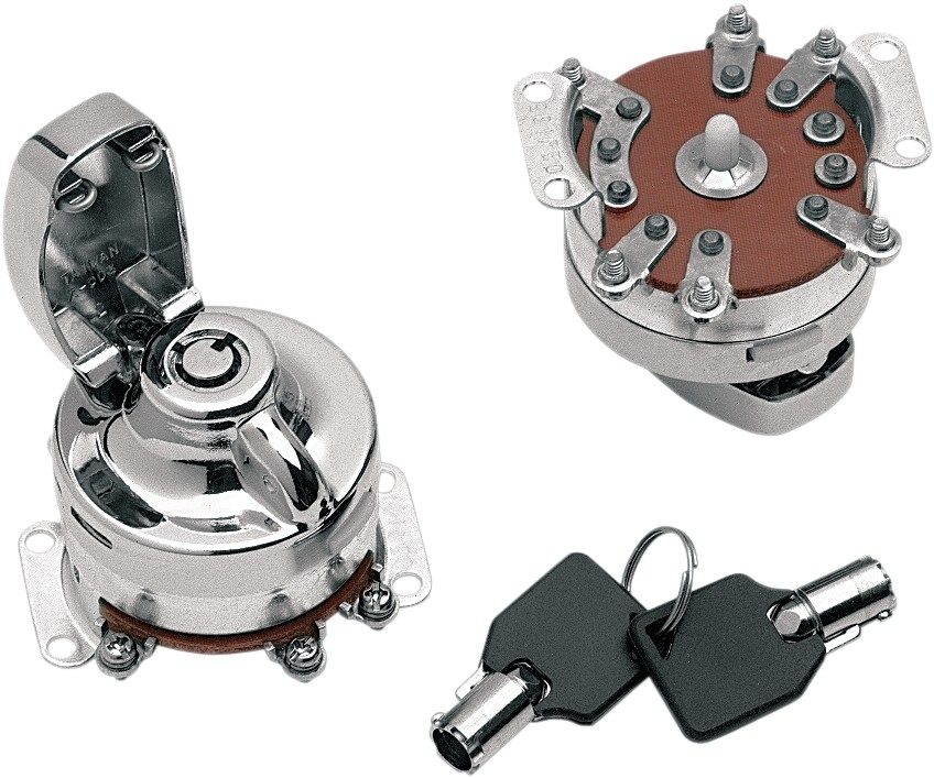 ■商品概要6-Pole Ignition Switch - Round KeyBase Finish：ChromeColor/Finish：ChromeProduct Name：IgnitionRiding Style：StreetStyl...