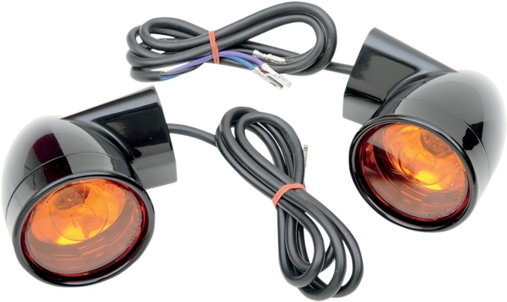 ■商品概要Bullet Turn Signal Lights FLT - BlackBulb Type：IncandescentFilament/Function：DualHousing/Stem Color：Black/GlossLED/...