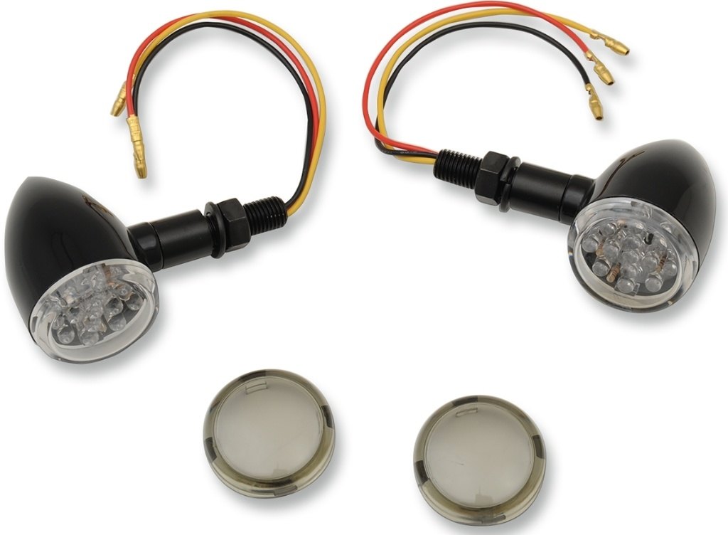 ■商品概要LED Marker Lights - Black/Amber - Smoke LensBulb Type：LEDFilament/Function：DualHousing/Stem Color：Black/GlossLED/Li...