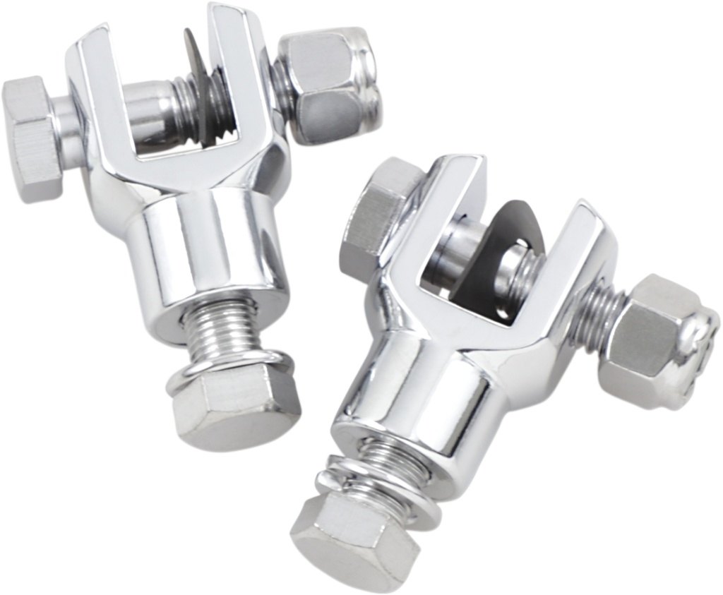 ■商品概要Footpeg Clevis - 3/8-24”Application：PassengerBase Finish：Chrome/PolishedColor/Finish：Chrome/PolishedMaterial：SteelM...