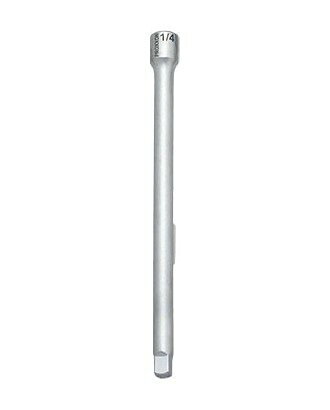■商品概要サイズ：150mm差込角サイズ：1／4(6.3mm)ソケット外寸：直径＝12mm 長さ＝150mm重量：67g【素材／材質】クロムバナジウム鋼表面仕上：下地に二層のニッケルクローム／最終仕上げはマットクローム【仕様】レーザーマーキ...