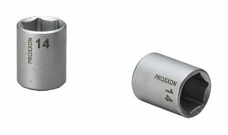 ■商品概要サイズ：14mm差込角サイズ：1／4(6.3mm)ソケット外寸：直径＝Φ19.7mm 長さ＝25.6mm重量：34g【素材／材質】クロムバナジウム鋼表面仕上：下地に二層のニッケルクローム／最終仕上げはマットクローム【仕様】レーザー...