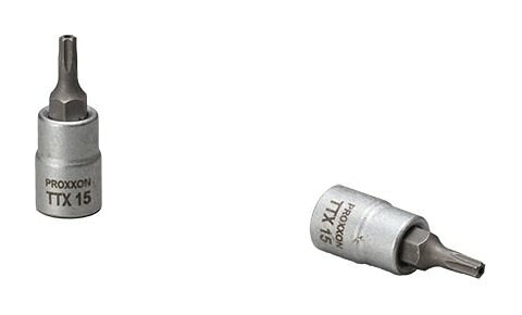 ■商品概要サイズ：TX15差込角サイズ：1／4(6.3mm)ソケット外寸：直径＝Φ12mm 長さ＝33mm重量：11g【素材／材質】クロムバナジウム鋼表面仕上：下地に二層のニッケルクローム／最終仕上げはマットクローム【仕様】レーザーマーキン...