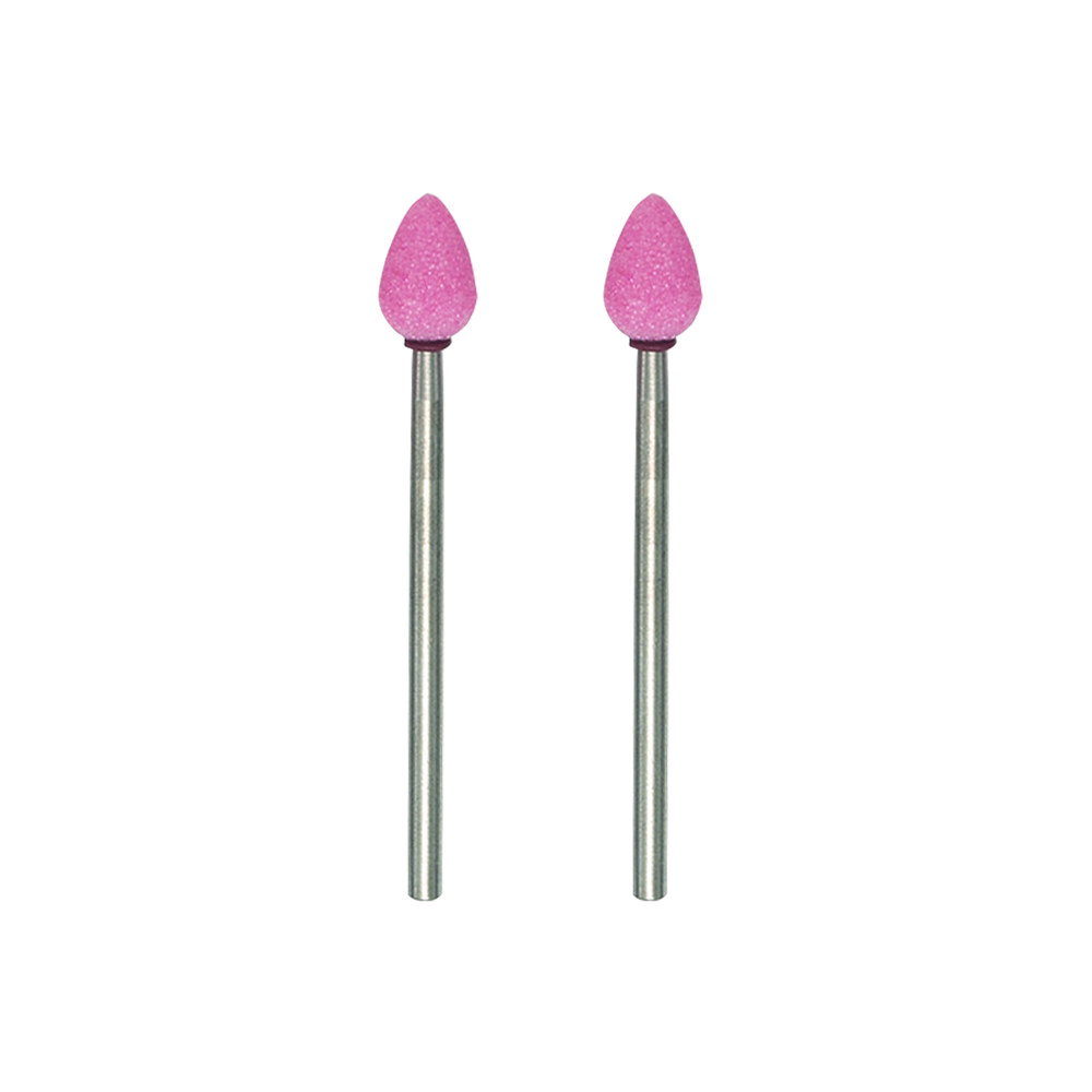 ■商品概要【製品仕様】形状：卵型Φ6.5mm×10mm材質：WA砥石150番シャフト径：Φ2.35mm■詳細説明金属、アルミ、真鍮などの研削、研磨に。■注意点※実際の商品とは異なる場合があります。※画像の先端ビット、工具類、材料や加工物はイ...