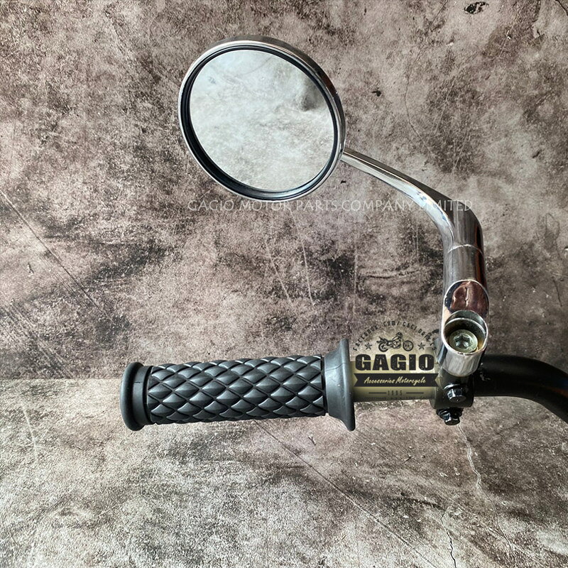 ■詳細説明Silver curved curved glass， suitable for motorcycle， classic，retrocafes， other HD numbers， manufactured from alloys...