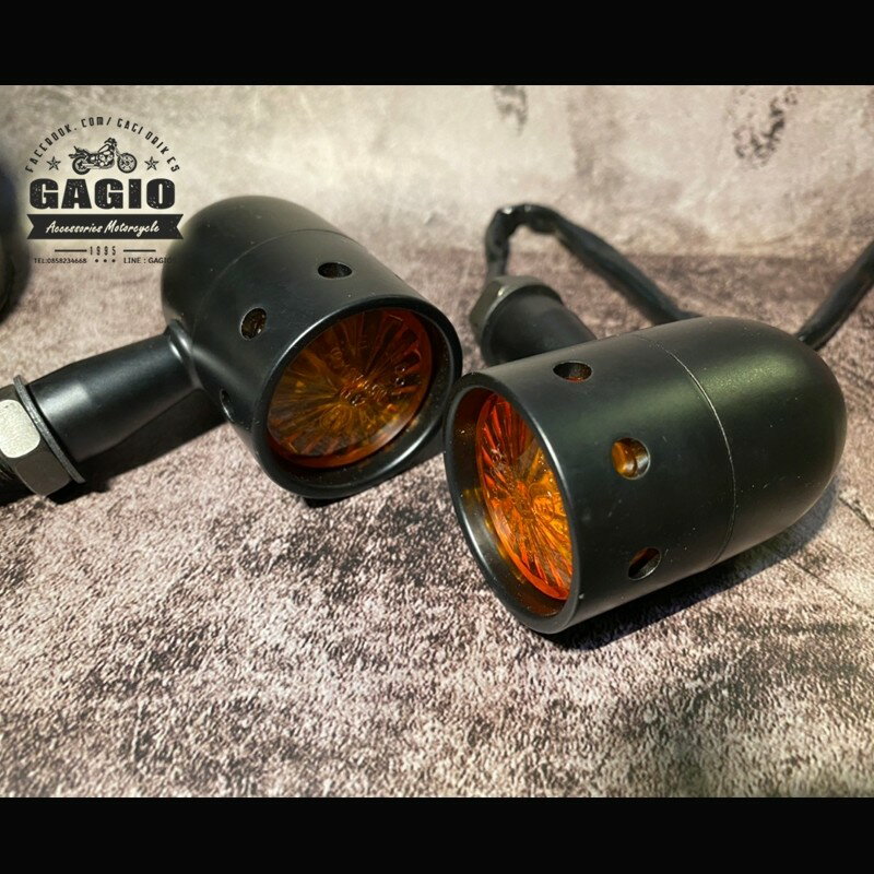 ■詳細説明Turning lights For a vintage style motorcycle， other Rorerocafes，other HD numbers. Use 12V standard lights. Consume...