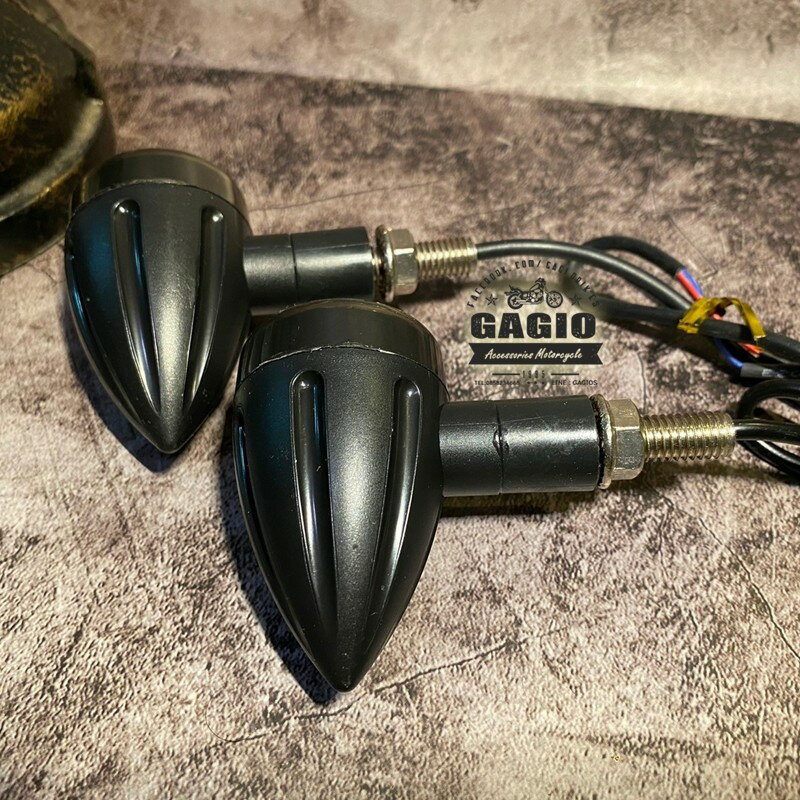 ■詳細説明Turn signal LED 3 ammunition systems for motorcycle style， classic，retro cafes， other HD numbers. Use 12V standard ...