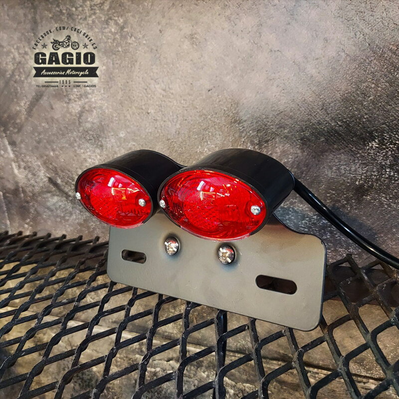 ■詳細説明The double -style rear light has a built -in turn signal.Suitablefor vintage motorcycle style， classic cafes， Retro...