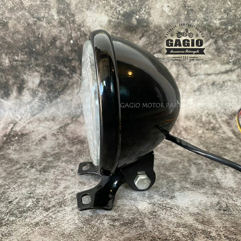 ■商品概要Color：White■詳細説明5 -inch round LED headlights， clear lenses， suitable formotorcycle，vintage style， classic cafes， ot...