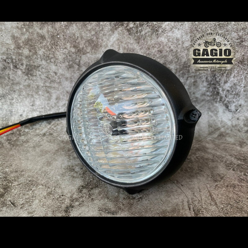 ■商品概要Color：White■詳細説明CO CO CO -CO Size headlight， suitable for vintage motorcyclestyle，classic cafes， Rores， HD numbers....