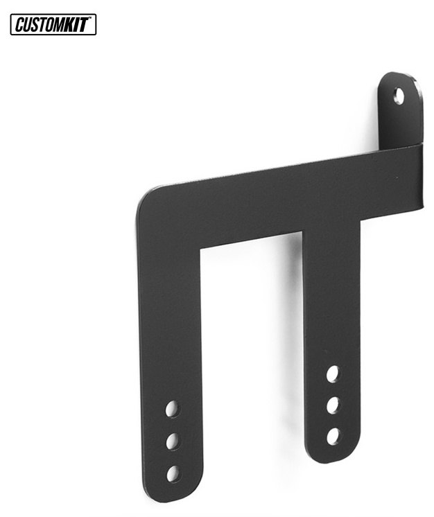 ■商品概要Material：IronFinishing：Semi matte blackQuantity：1 piece■詳細説明- Original design by CustomKit- This front license plat...