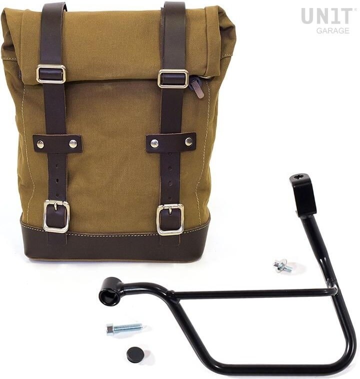 ■詳細説明Article Number：U001-1011SXSide pannier with Left subframeSide pannier made by hand in Italy in top quality waterpro...