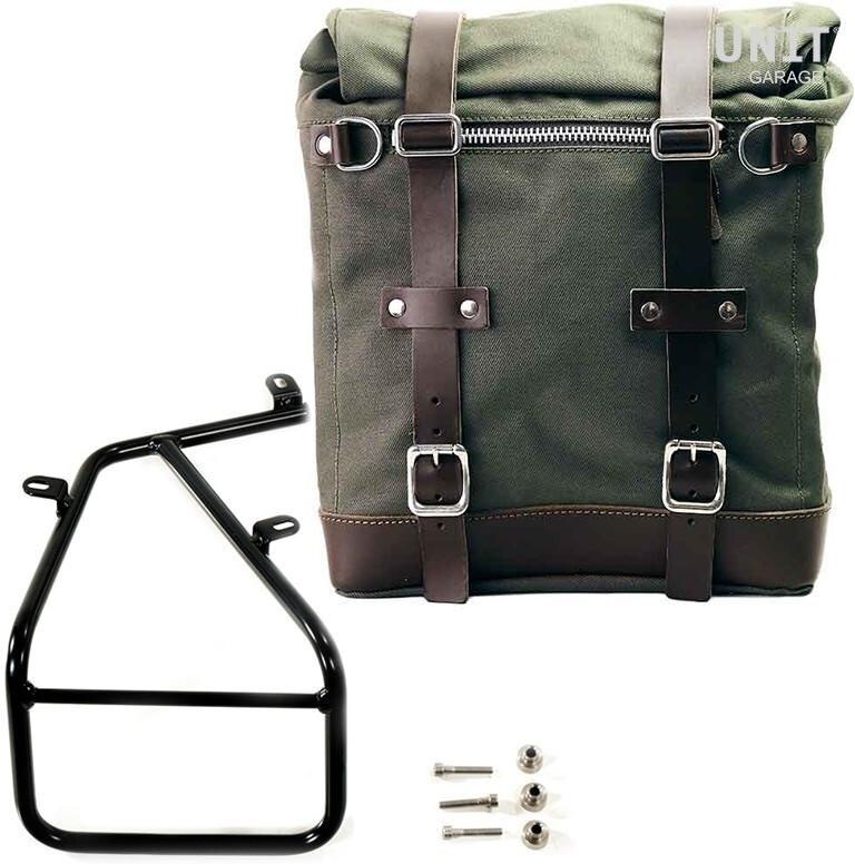 ■詳細説明Article Number：U201-1620Side pannier with subframeScram side pannier， extendable from 22 to 30 liters handmadeinIta...