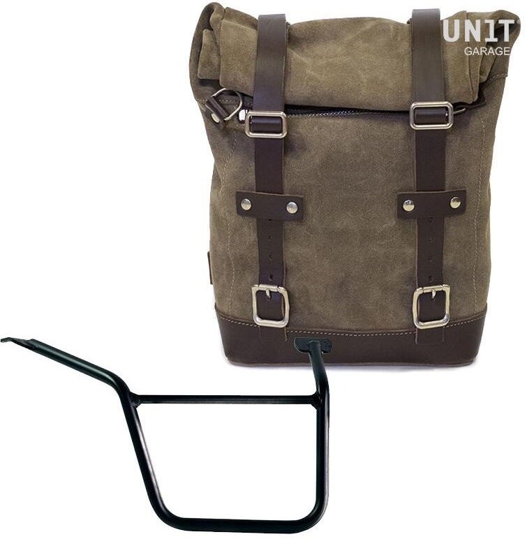 ■詳細説明Article Number：U002-3304DXSide pannier with subframeSide pannier made by hand in Italy in top quality waxed suede.S...