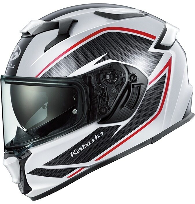 ■属性ヘルメット SGマーク: ○ヘルメット規格 JIS: ○ヘルメット PSCマーク: ○■商品概要■バイク用ヘルメット【カラー】ホワイトブラックレッド【規格】JIS【標準装備品】・標準装着シールド(品番：CF-2 UICシールド カラー...