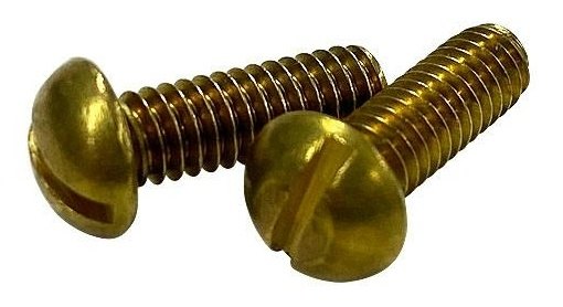 ■商品概要【メーカー品番】mal-016【色】素地【素材】ブラス【サイズ】ボルト頭径：約7.5mm首下-ボルト頭頂部：約3mmピッチ：No.8-32x1/2in【内容物】スクリュー×2本【適合】汎用(ポイントカバースクリューとして使用可能)...