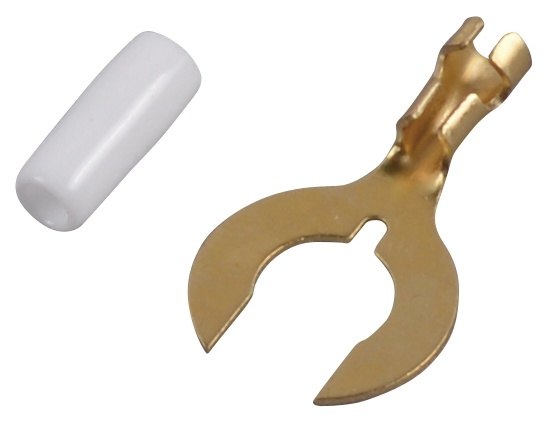 ■商品概要【仕様】・適合コードサイズ：AV(S)0.5から2sq・穴径Φ8【使用可能電力】・DC6V車100W以下・DC12V車200W以下【内容物】・クワ型端子×7・スリーブ×7■詳細説明◆ボディアースへの配線接続に。■注意点※メーカー都...