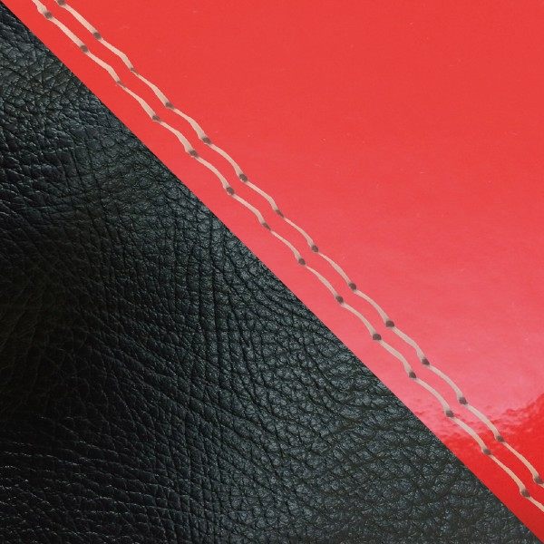 ■注意■この商品は下記となります。必ずご確認ください。カラー：エナメルレッド・黒/透明ダブルステッチ ツートン■他の商品はこちらですカラー：スベラーヌレッド・黒/透明ステッチ ツートンはこちらカラー：スベラーヌブルー・黒/透明ステッチ ツー...