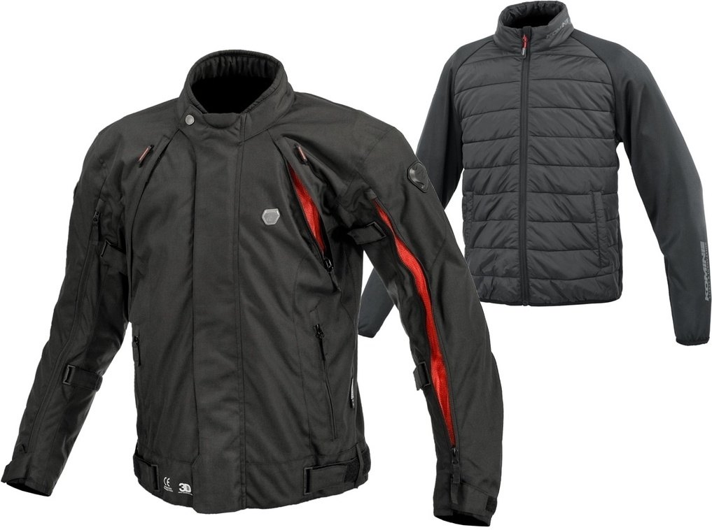 ■商品概要■2024年新作秋冬ウェア【カラー】Black RedA set of JK-5994 and JK-629JK-5994・Perfect jacket between the seasons with big vented zi...