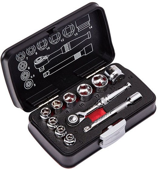 ■商品概要●ソケット(6PT)・5mm・5.5mm・6mm・7mm・8mm・10mm・12mm・13mm・14mm●スタビーラチェット(ギア数72山)・85mm●エクステンションバー・75mm■注意点※メーカー都合により商品の仕様変更がある...