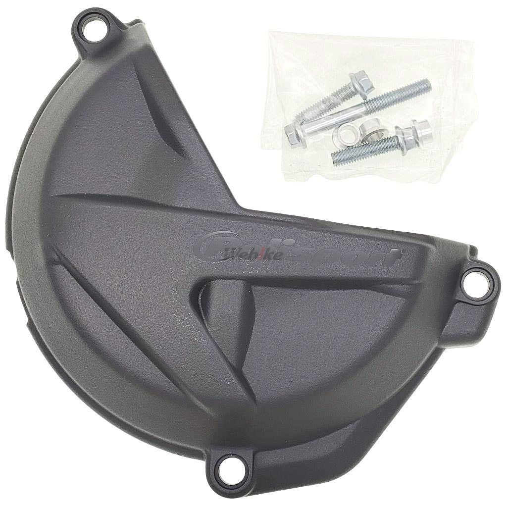 ■商品概要カラー：ナルドグレー耐摩耗性／耐衝撃性ラバーOリング内蔵インストールが簡単取り付けに必要な全てのマウントハードウェア付属高連続温度耐性純正クラッチカバーのみ対応POLISPORTS専用設計付属品クラッチカバープロテクター×1個マウ...