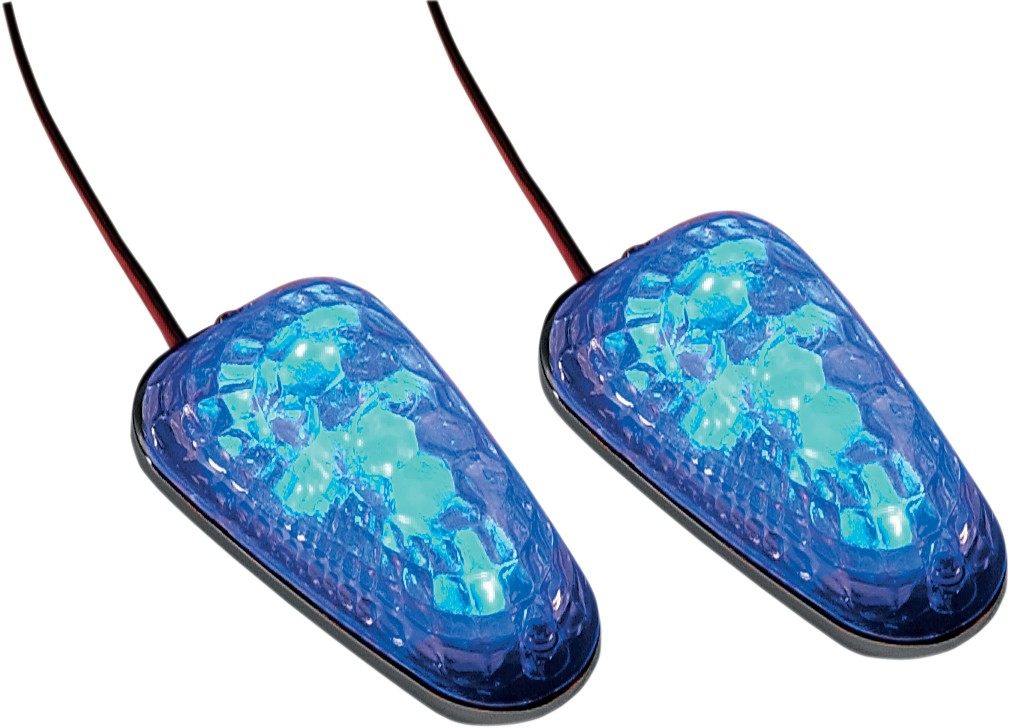 ■商品概要バルブカラー：ブルーバルブスタイル：LEDカラー：ナチュラル寸法：2 1／4”x 1 1／4”仕上げ：クロームレンズ：ブルーライト：○U.S.A.製：-バルブ数：2パッケージング：ペア形状：トライアングル専用設計：-スタイル：LE...