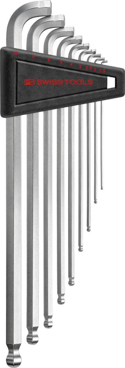 ■商品概要質量(g)：373【セット内容】・マルチアングルボール付六角レンチ：1.5、2.0、2.5、3.0、4.0、5.0、6.0、8.0、10mm・ホルダー■詳細説明2つの段付きヘッド構造で、狭いスペースでもアクセス可能なマルチアングル...
