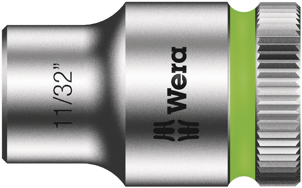 ■商品概要●3/8インチZYKLOPソケット●手動および電動工具の操作用 (非衝撃)●差込角 (DR)：3/8●六角差込サイズ (inch)：11/32●全長 (mm)：29.0●外径六角ネジ・ボルト用■詳細説明●下端にはローレット加工が施...