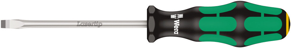 ■商品概要●刃先サイズ5.0●先端サイズ (mm)：0.8×5.0●軸長 (mm)：100●WERA品番：05110105001■詳細説明●プレミアムクラフトフォームプラスドライバー。●マルチコンポーネントのKraftformPlusハンド...