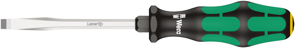 ■商品概要●刃先サイズ5.5●先端サイズ (mm)：1.0×5.5●軸長 (mm)：100●WERA品番：05007673001■詳細説明●六角軸マイナスドライバー。●人間工学に基づいたマルチコンポーネントクラフトフォームハンドルは手にかか...