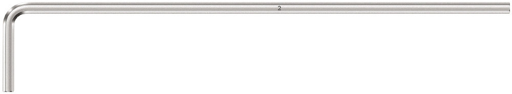 ■商品概要●六角サイズ (mm)：2.0●全長 (mm)：100●首下寸法 (mm)：16●対辺2.0mm●WERA品番：05021605001■詳細説明●クロムメッキにより、耐食性が高いです。●サイズがレーザープリントされています。●ヘッ...