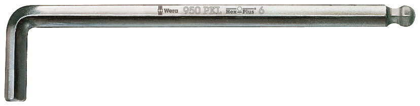 ■商品概要●六角サイズ (mm)：1.5●全長 (mm)：90●首下寸法 (mm)：14●対辺1.5mm●六角ボールエンド付き●メートル法●六角用●WERA品番：05022050001■詳細説明●高品質のL型レンチ。●クロムメッキ加工により...