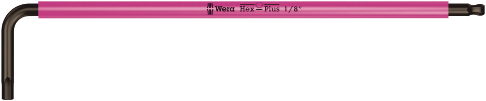 ■商品概要●六角サイズ (inch)：1/8●全長 (mm)：123●首下寸法 (mm)：21●対辺1/8mm●WERA品番：05022632001■詳細説明●ソケット ヘッド ネジ用の指保護プラスチックスリーブは人間工学に基づいており、寒...