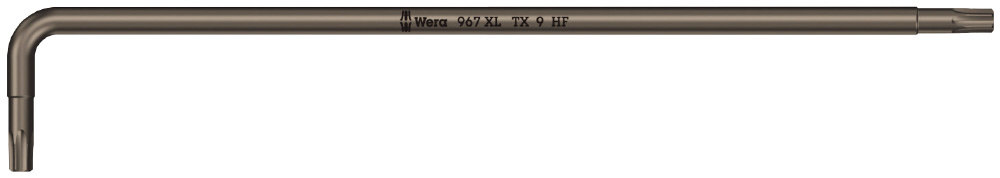 ■商品概要●サイズ (TX)：9●全長 (mm)：101●首下寸法 (mm)：16●ホールド仕様●トルクス用●WERA品番：05024452001■詳細説明●高品質のL型レンチ。●長いアームに保持機能がついているため、ネジをしっかりと工具に...