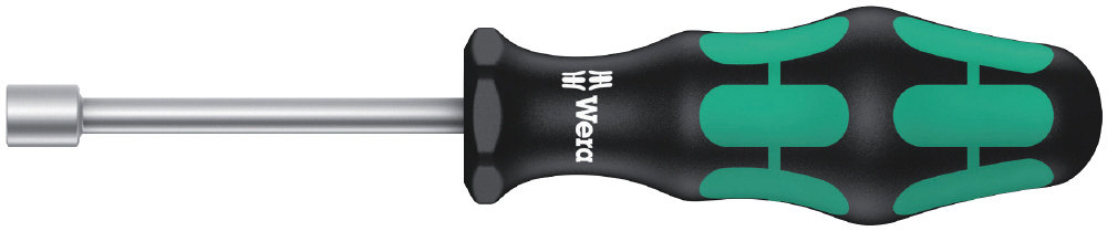 ■商品概要●先端サイズ (mm)：10.0●軸長 (mm)：90●対辺10mm●外径六角ネジ用●WERA品番：05029465001■詳細説明●プレミアム Weraインサートレンチドライバーは、ネジ山ロッドでのネジ締め用の中空シャフト付きで...