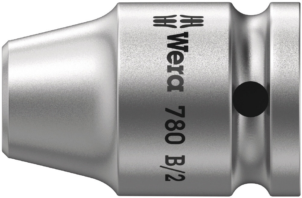 ■商品概要●六角部サイズ (inch)：1/4●四角部サイズ (inch)：3/8●全長 (mm)：30●ボールロック付き●WERA品番：05042665001■詳細説明●3/8インチ正方形から六角形までのアダプター。●ボールストップ溝を装...
